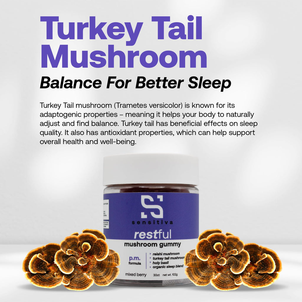 Natural sleep aid mushroom gummies