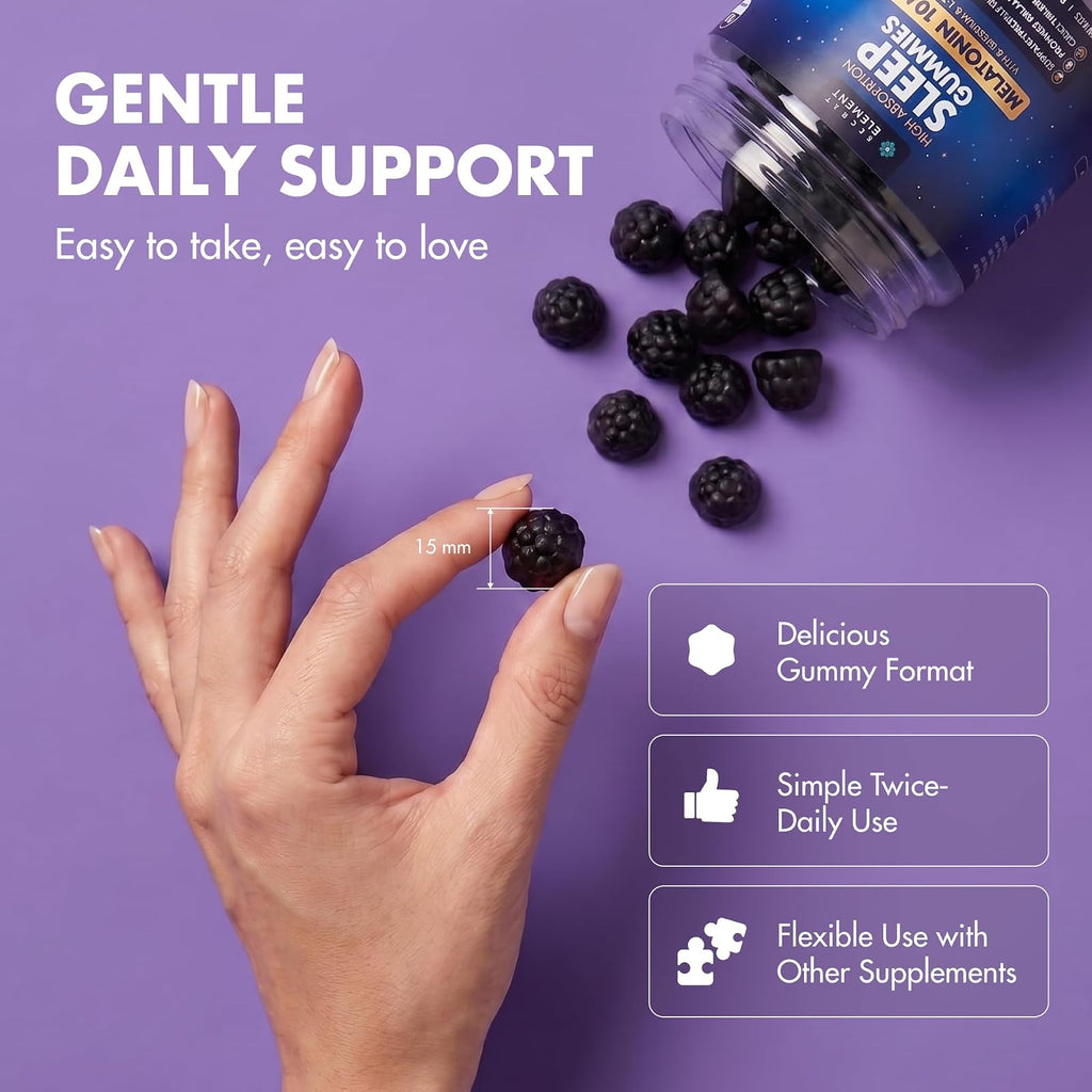 natural sleep aid raspberry gummies