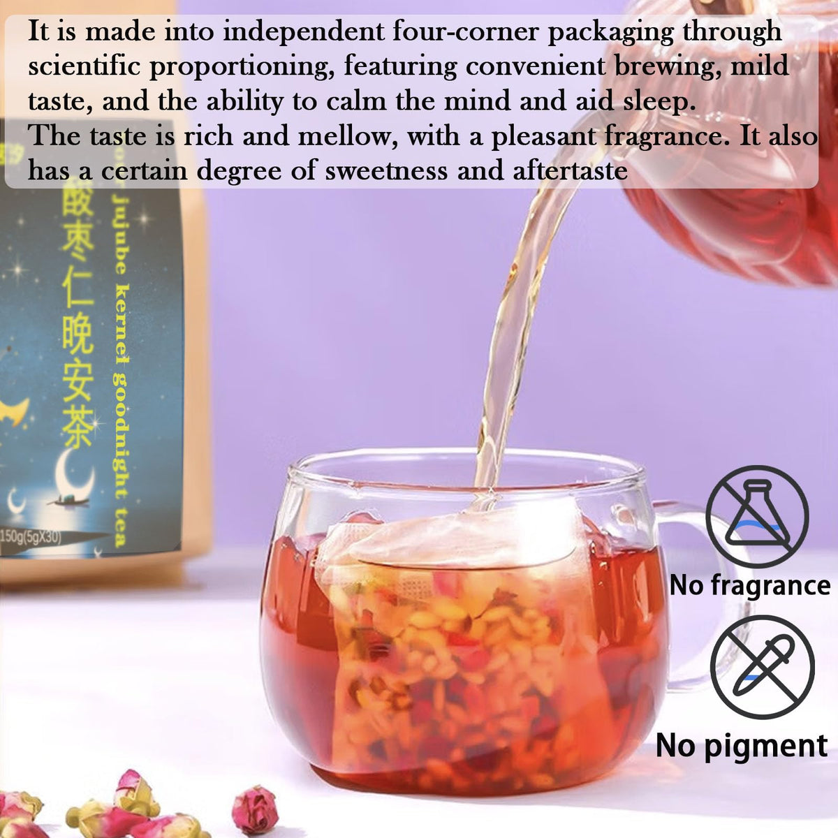 Natural sleep aid tea bags