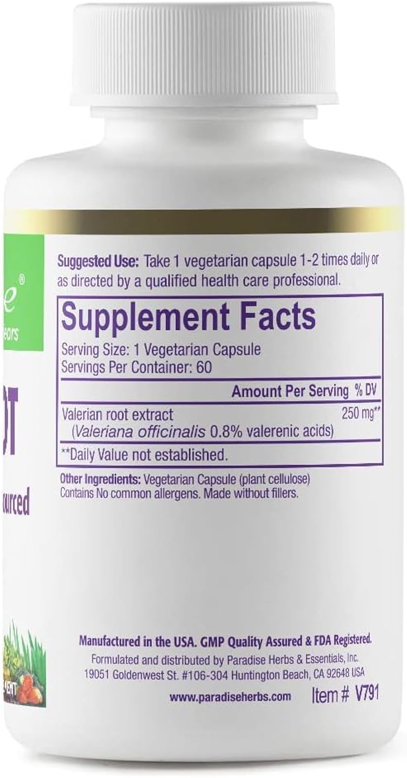 Natural sleep aid valerian root