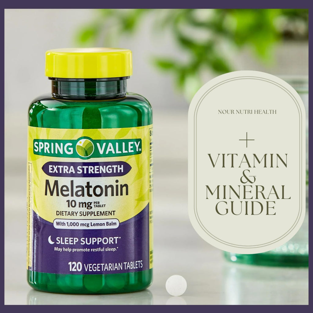 natural sleep aid with 10 mg melatonin
