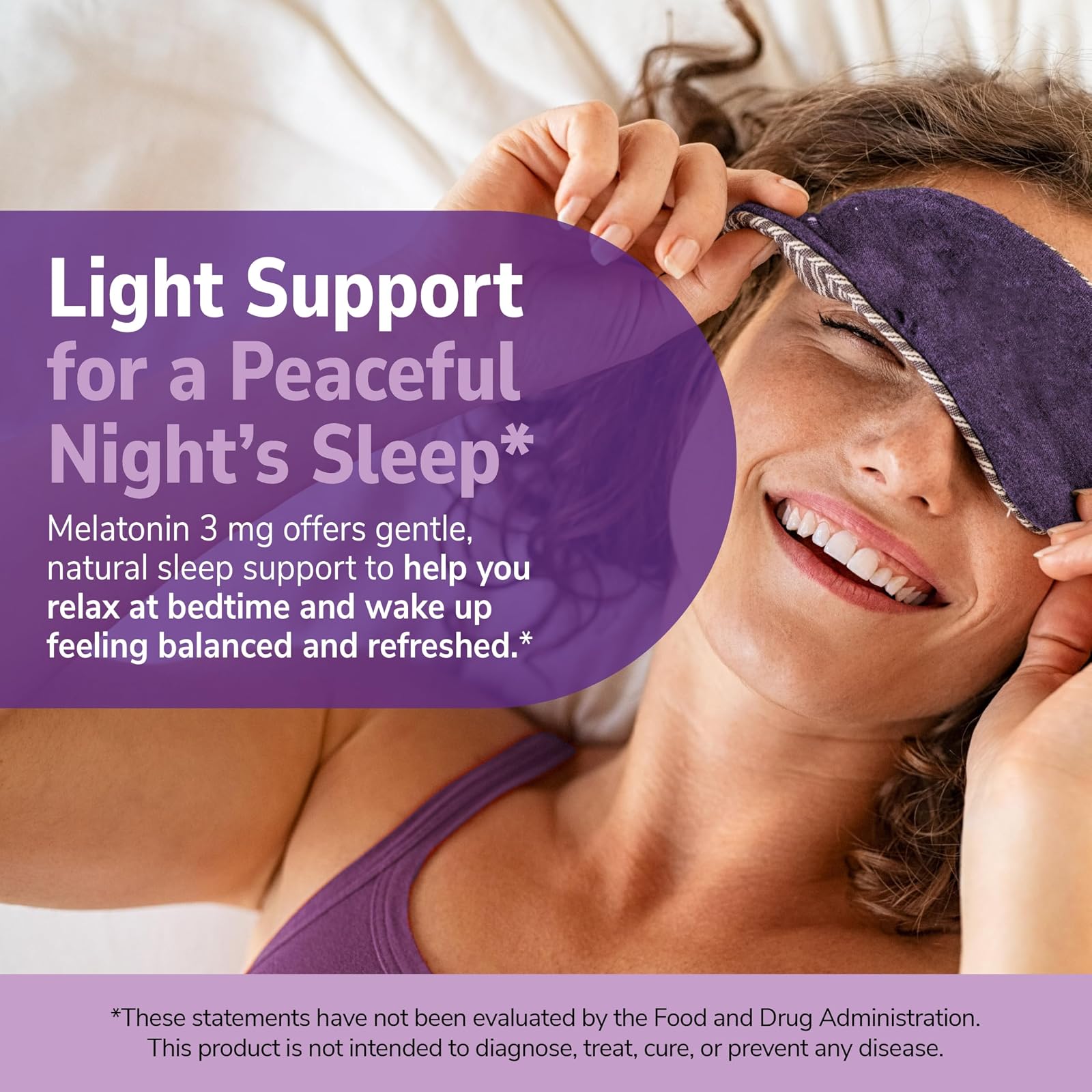Natural sleep aid with 200 tablets