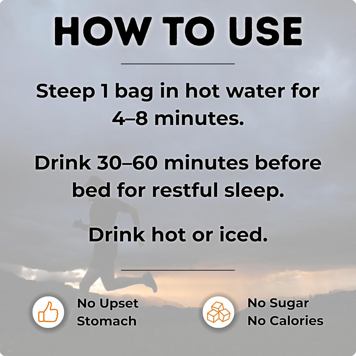 Natural sleep aid with 3 mg