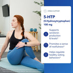 Natural sleep aid with 5-HTP capsules