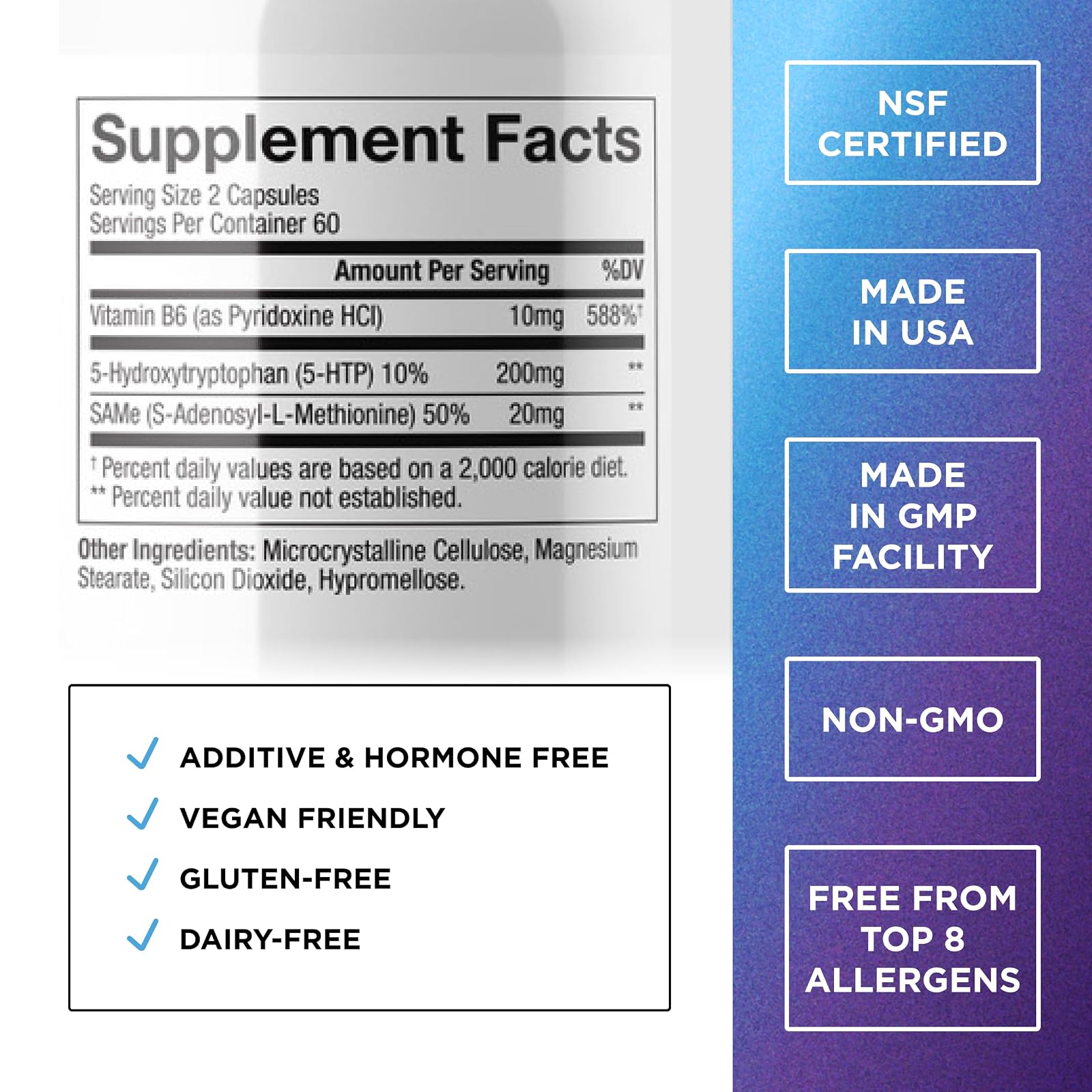Natural sleep aid with 5-HTP