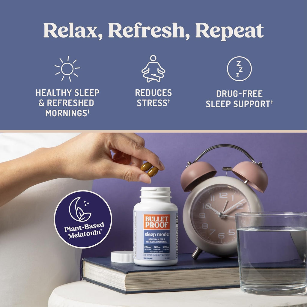 natural sleep aid with Bulletproof melatonin