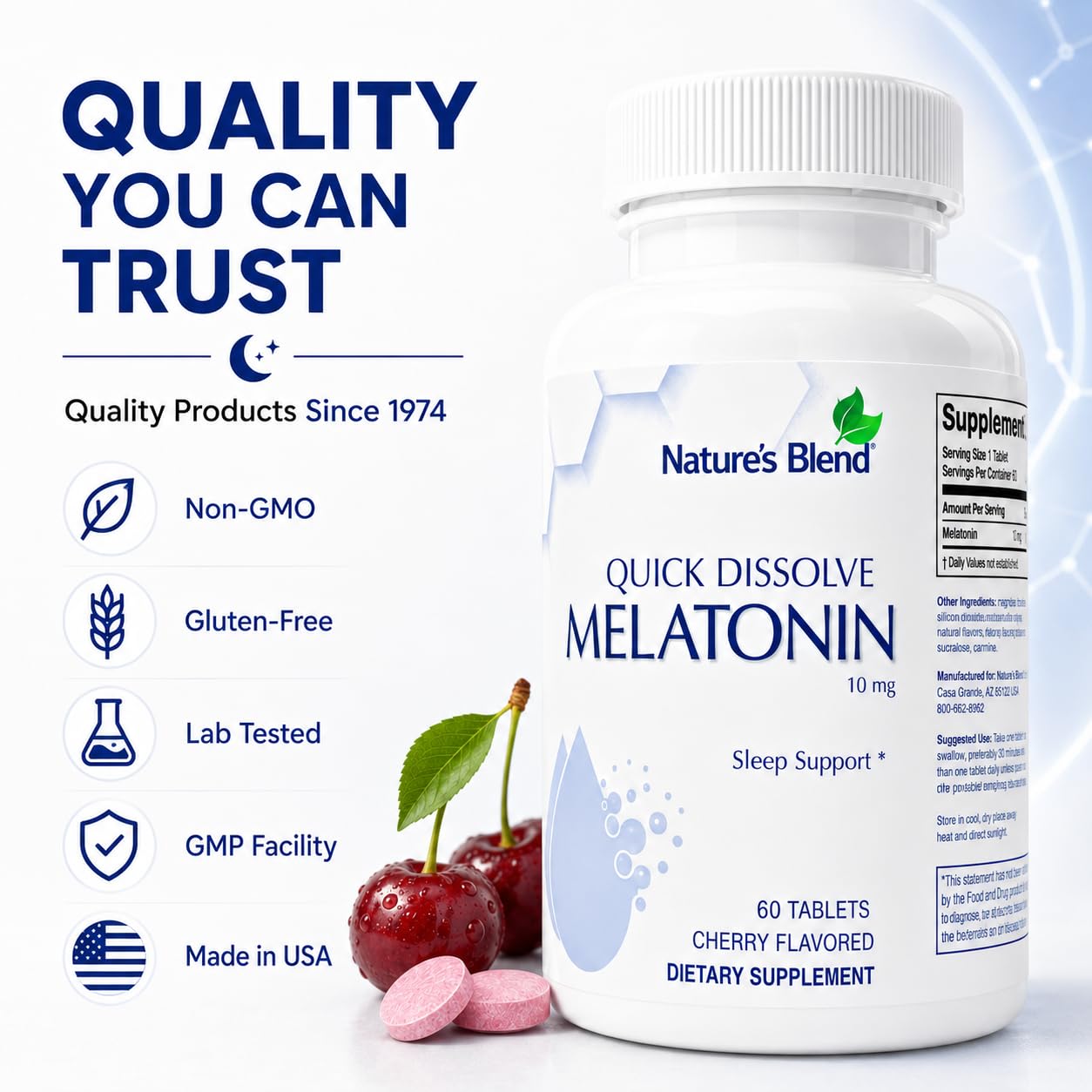 natural sleep aid with cherry flavour