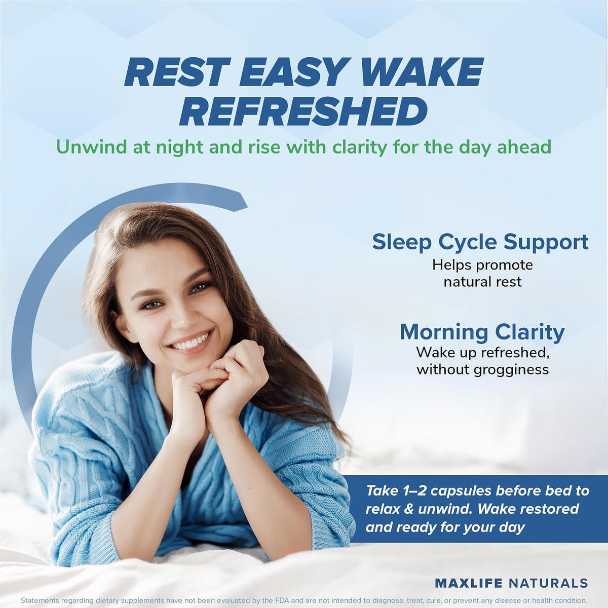 Natural sleep aid with DHH-B