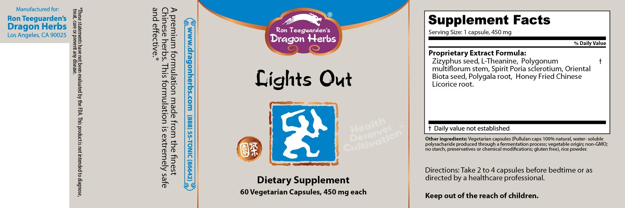 natural sleep aid with Dragon Herbs