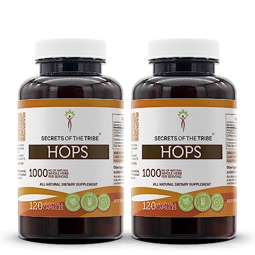 Natural sleep aid with dried hops