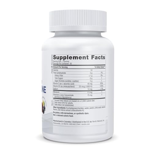 Natural sleep aid with elderberry