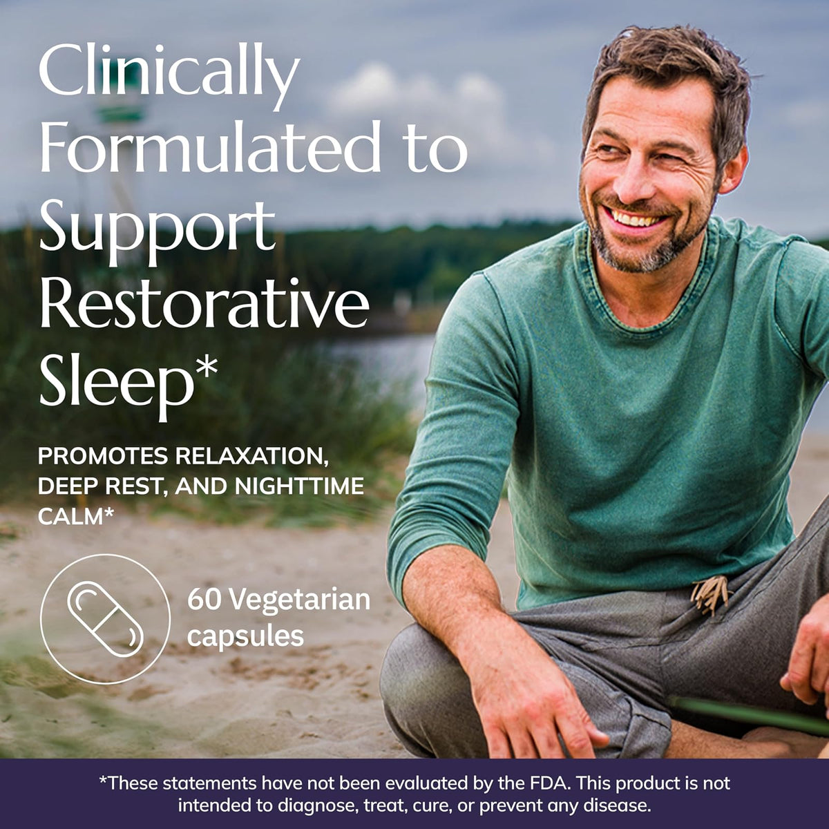Natural sleep aid with GABA