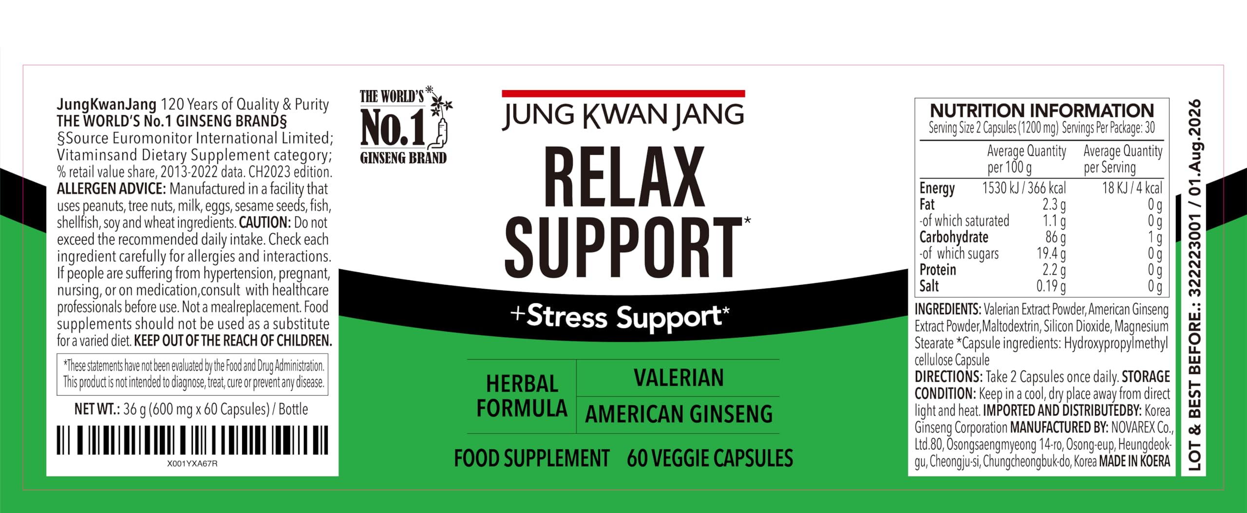 natural sleep aid with ginseng