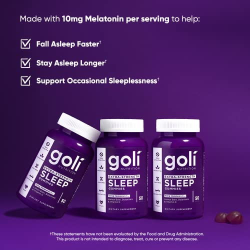 Natural sleep aid with Goli melatonin