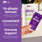 natural sleep aid with IDLife melatonin strips