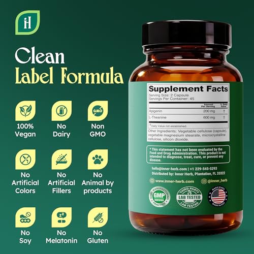 Natural sleep aid with L-Theanine