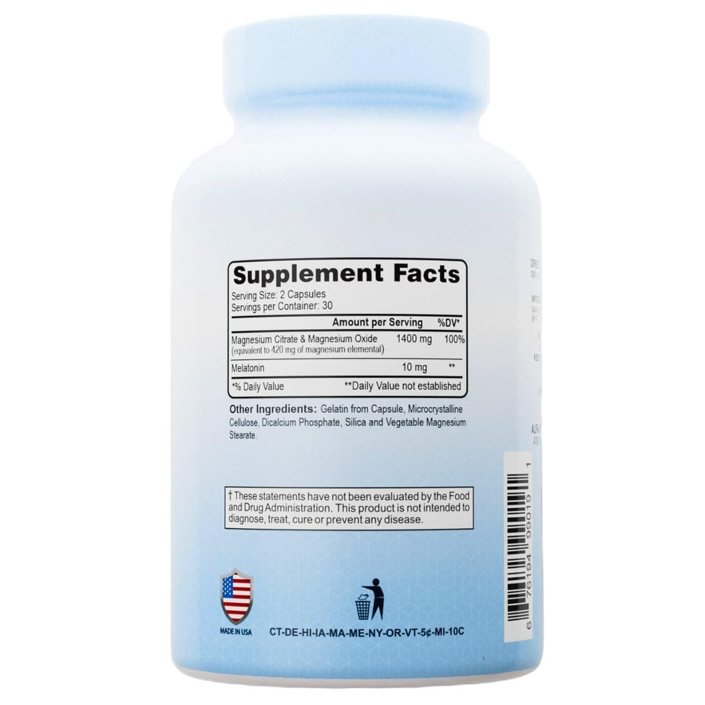 Natural sleep aid with magnesium