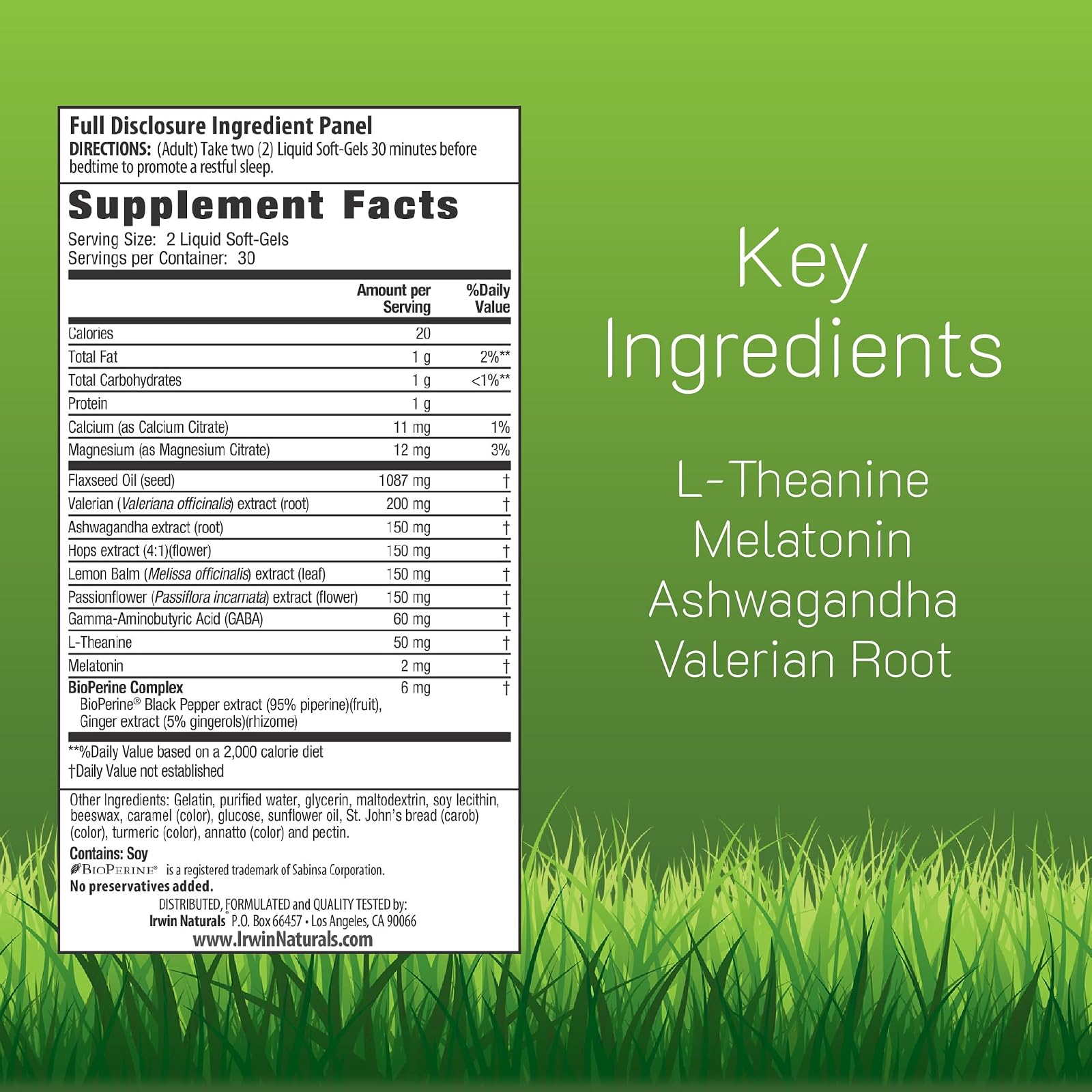 natural sleep aid with melatonin 10mg