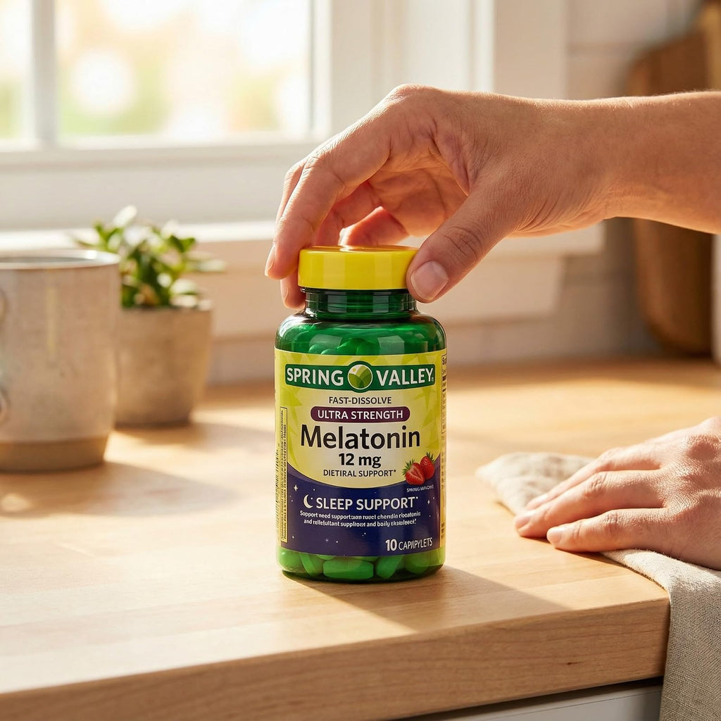 Natural sleep aid with melatonin benefits