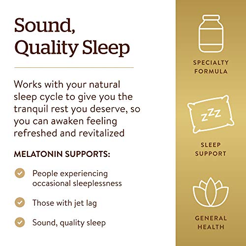 Natural sleep aid with melatonin