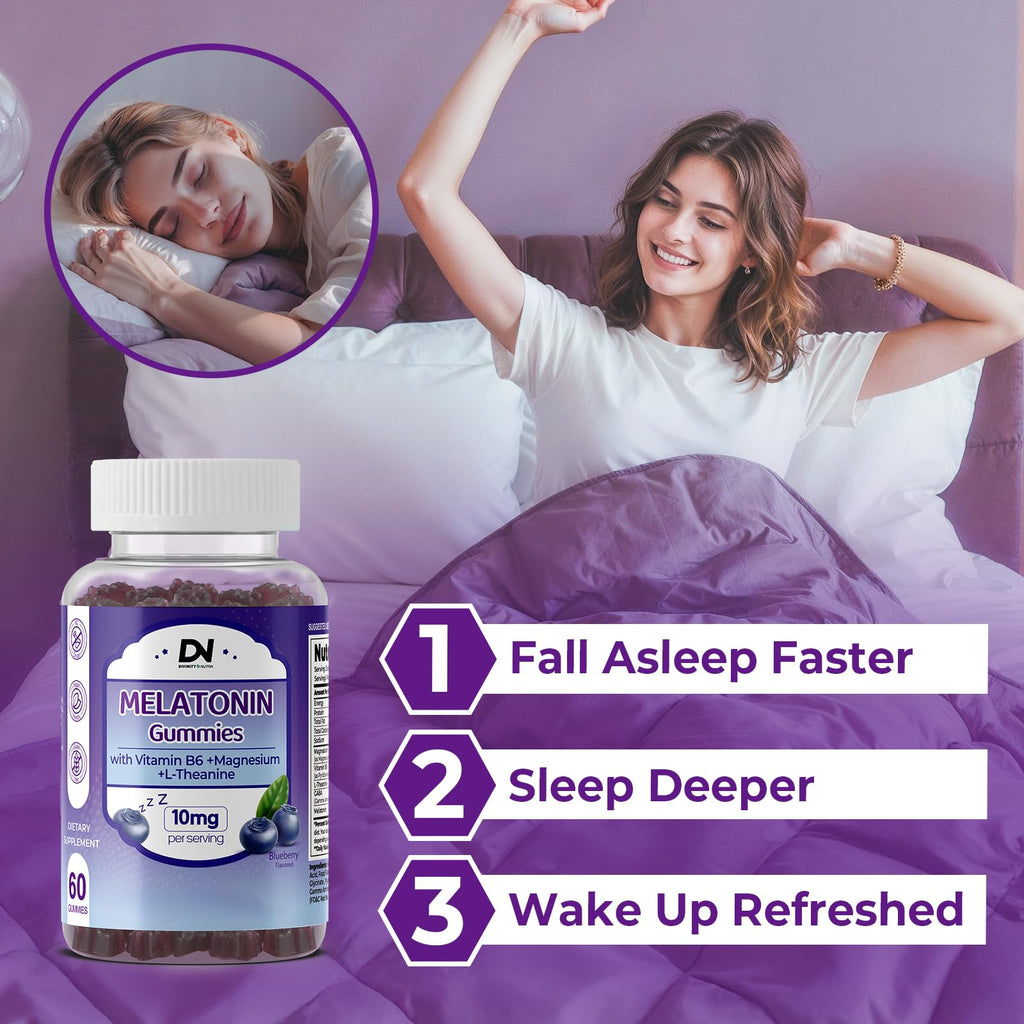 Natural sleep aid with melatonin