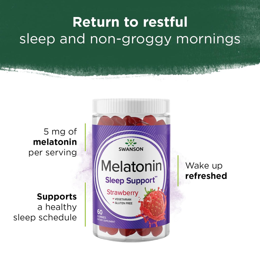 Natural sleep aid with melatonin