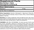 Natural sleep aid with melatonin