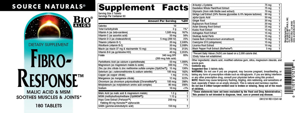 Natural sleep aid with MSM
