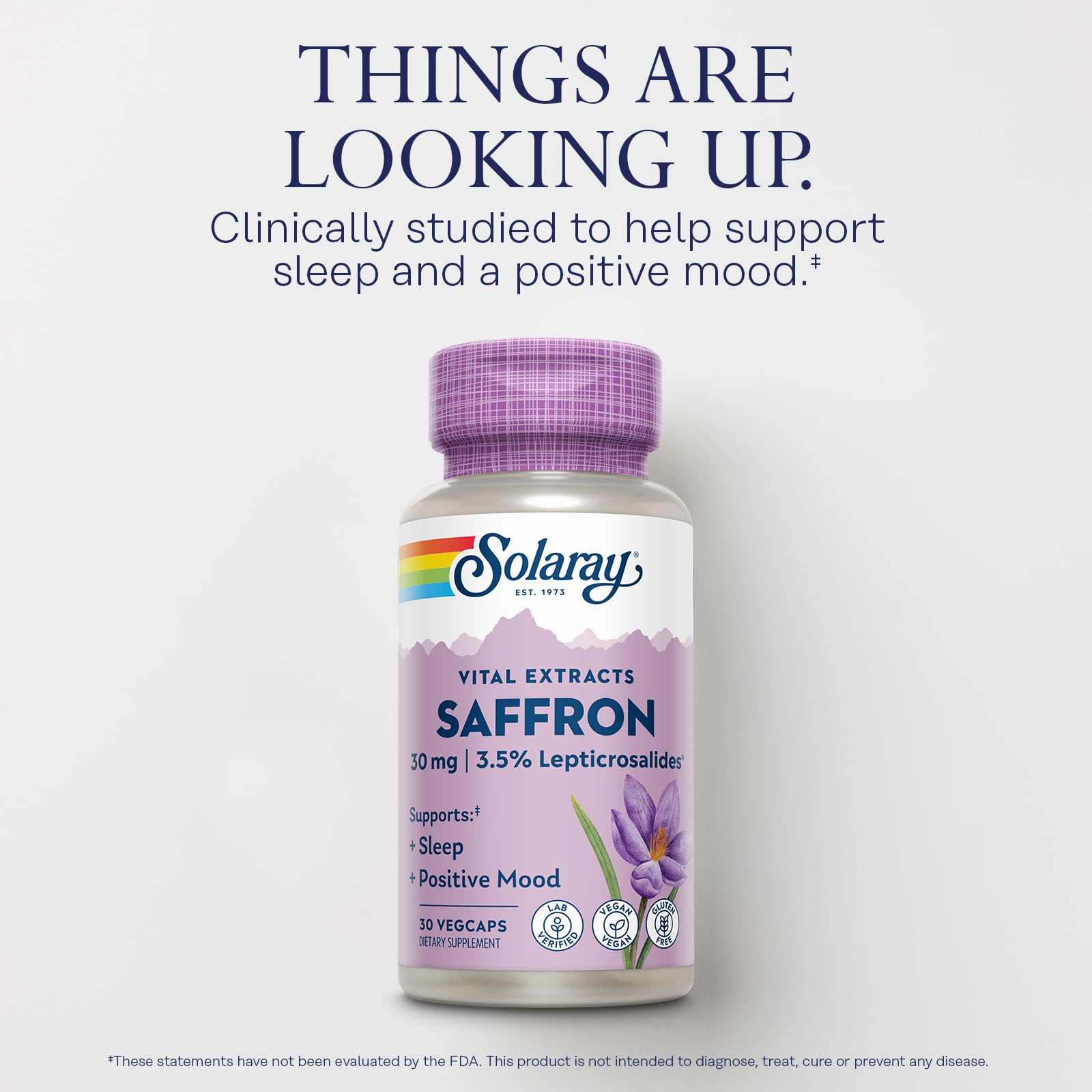 Natural sleep aid with saffron extract