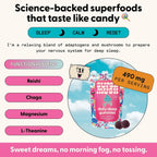 Natural sleep aid with turkey tail mushroom