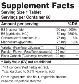 Natural sleep aid with valerian extract