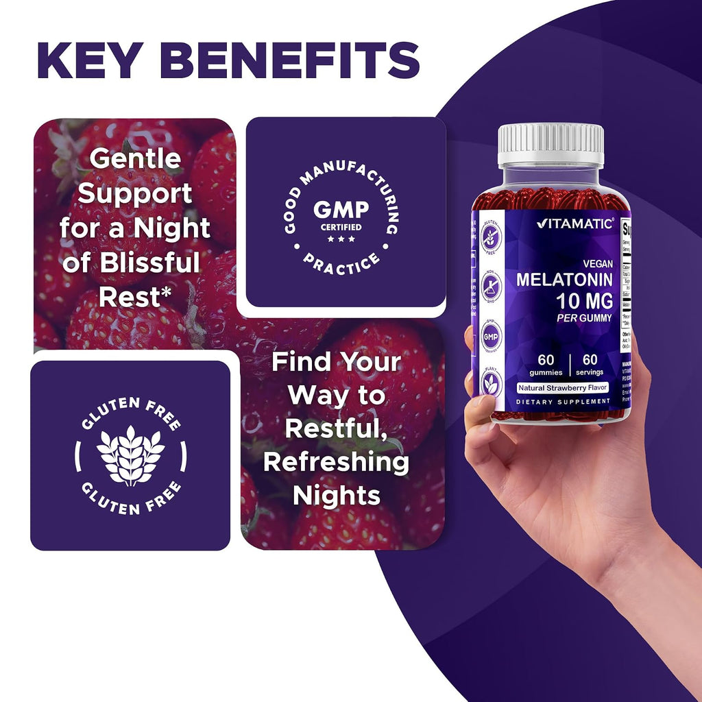 Natural sleep aid with Vitamatic gummies