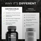 Natural sleep aid with vitamins