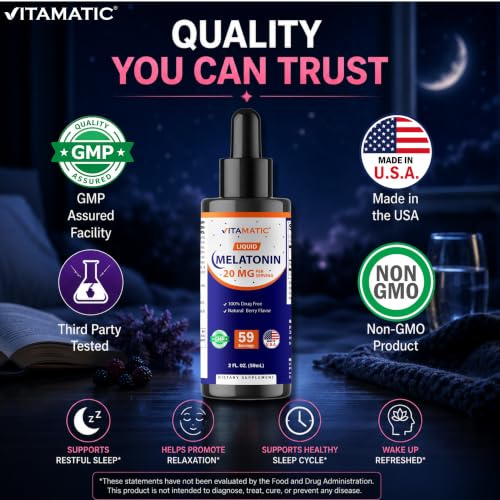 Natural sleep solution with melatonin
