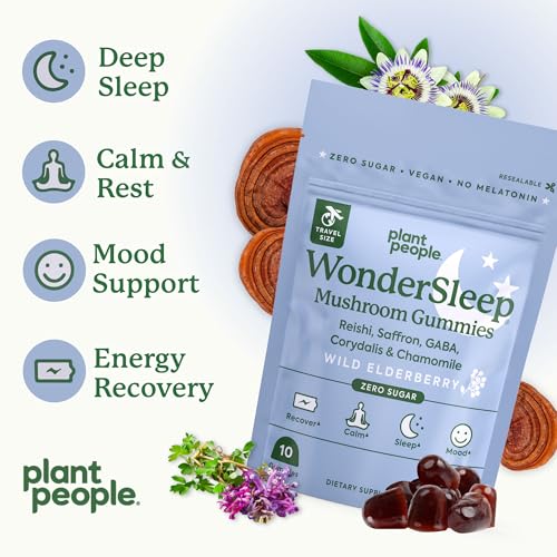 natural sleep solution with mushrooms