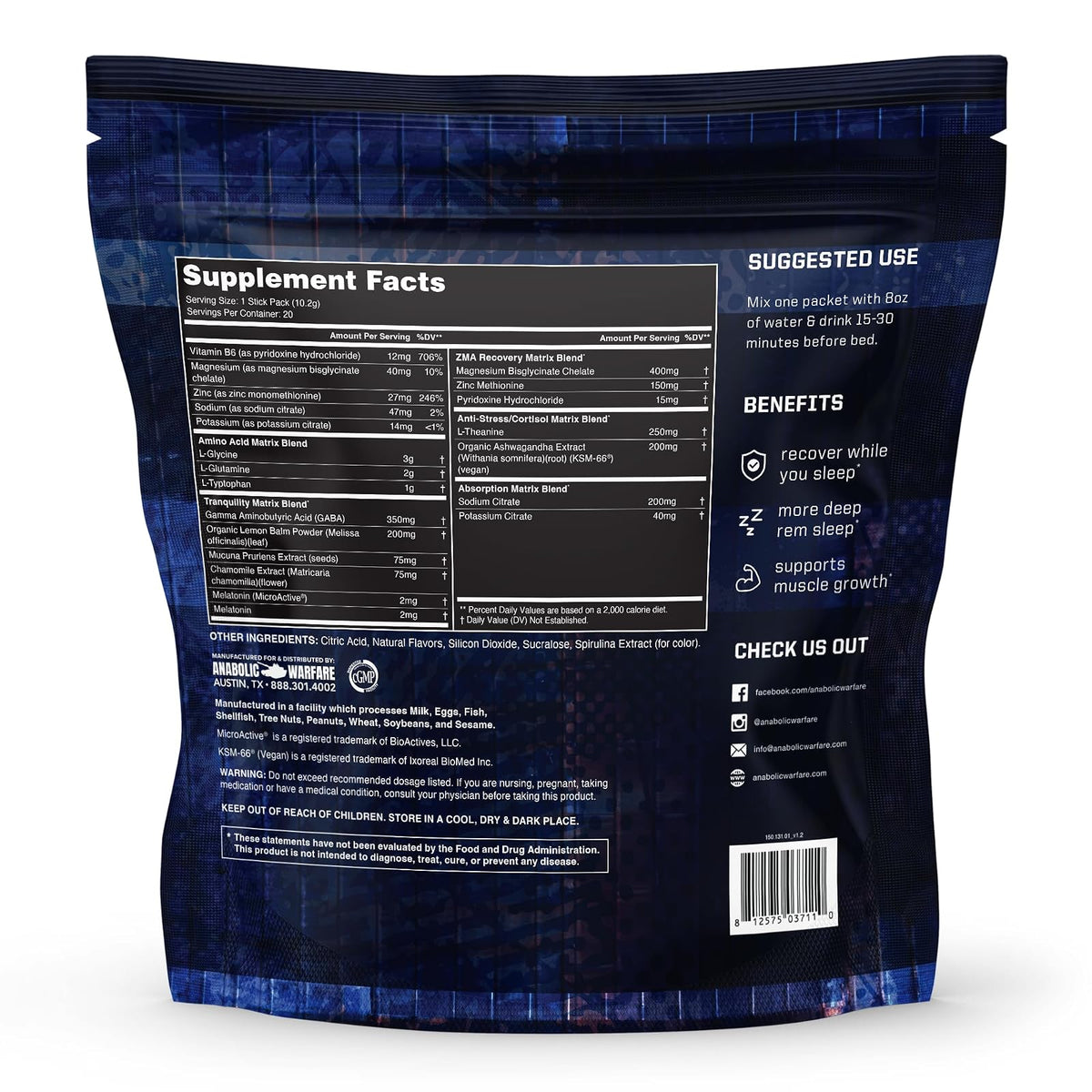 natural sleep support blend for relaxation