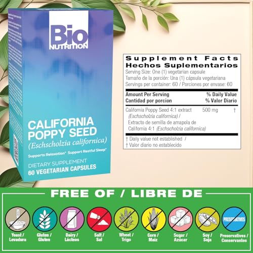 natural sleep support California poppy
