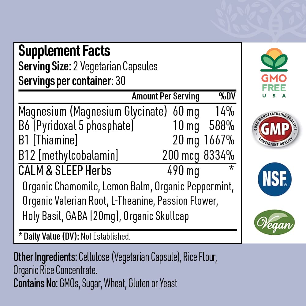 natural sleep support capsules Canada
