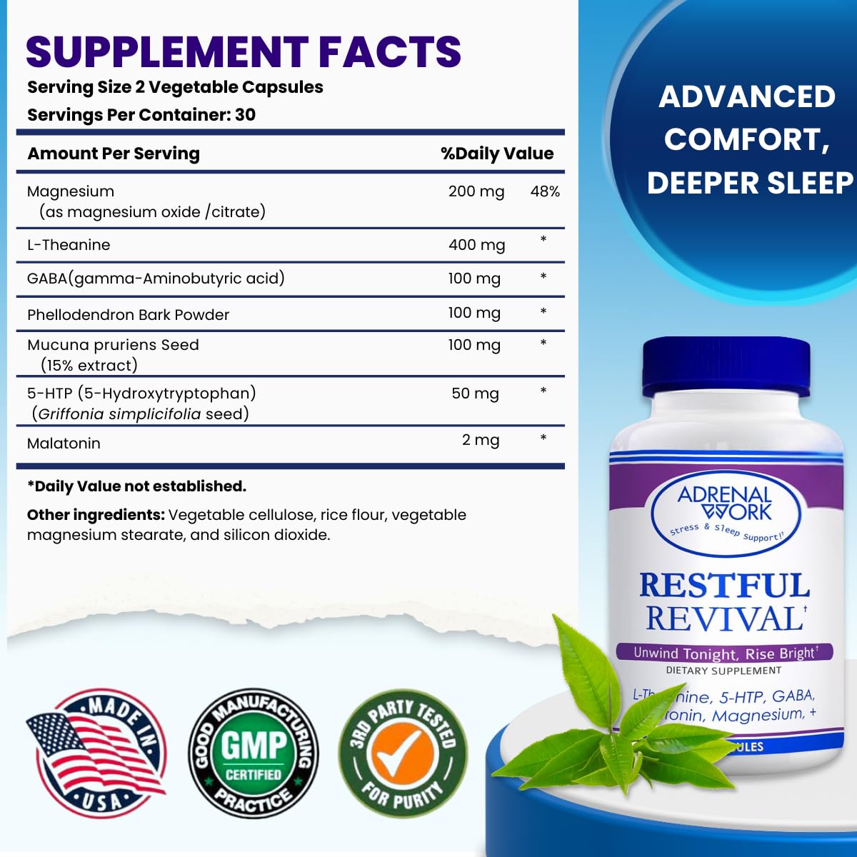 natural sleep support for adults