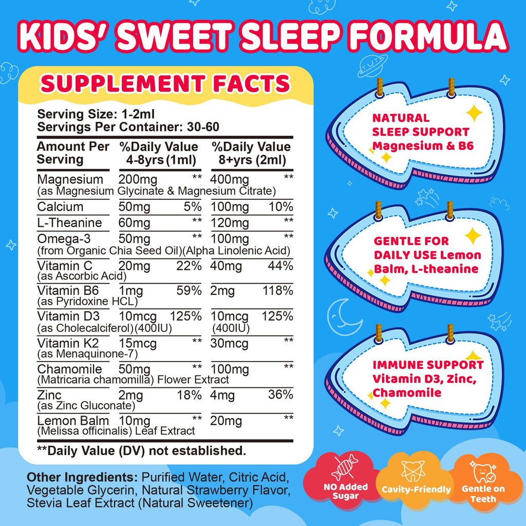 Natural sleep support for children