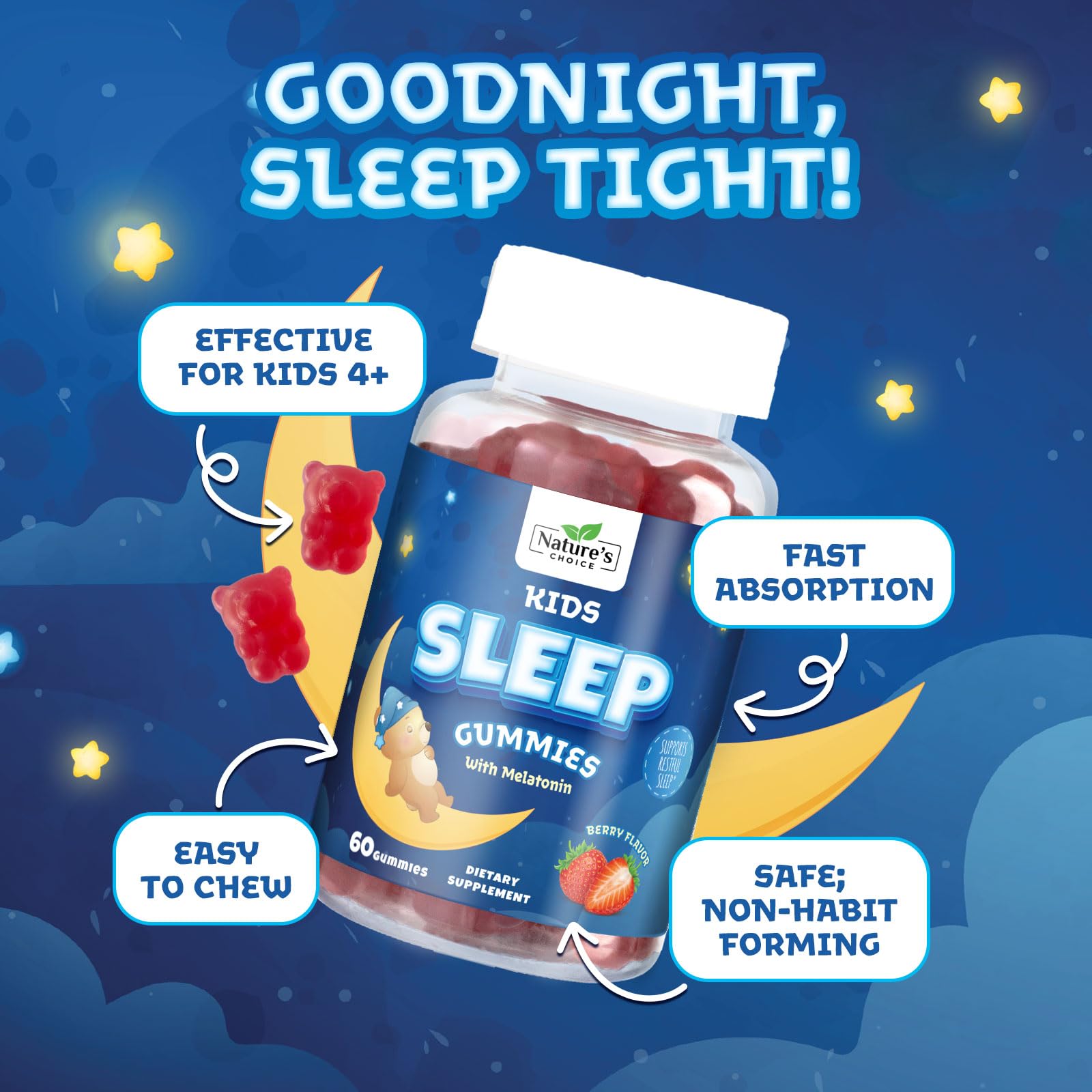 Natural sleep support for kids