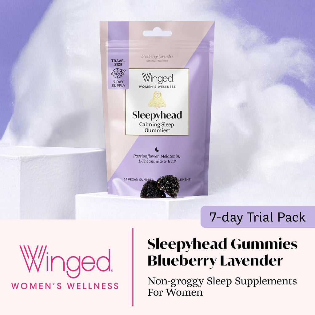 natural sleep support gummies by Winged Wellness