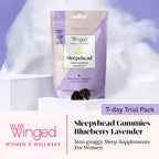 natural sleep support gummies by Winged Wellness