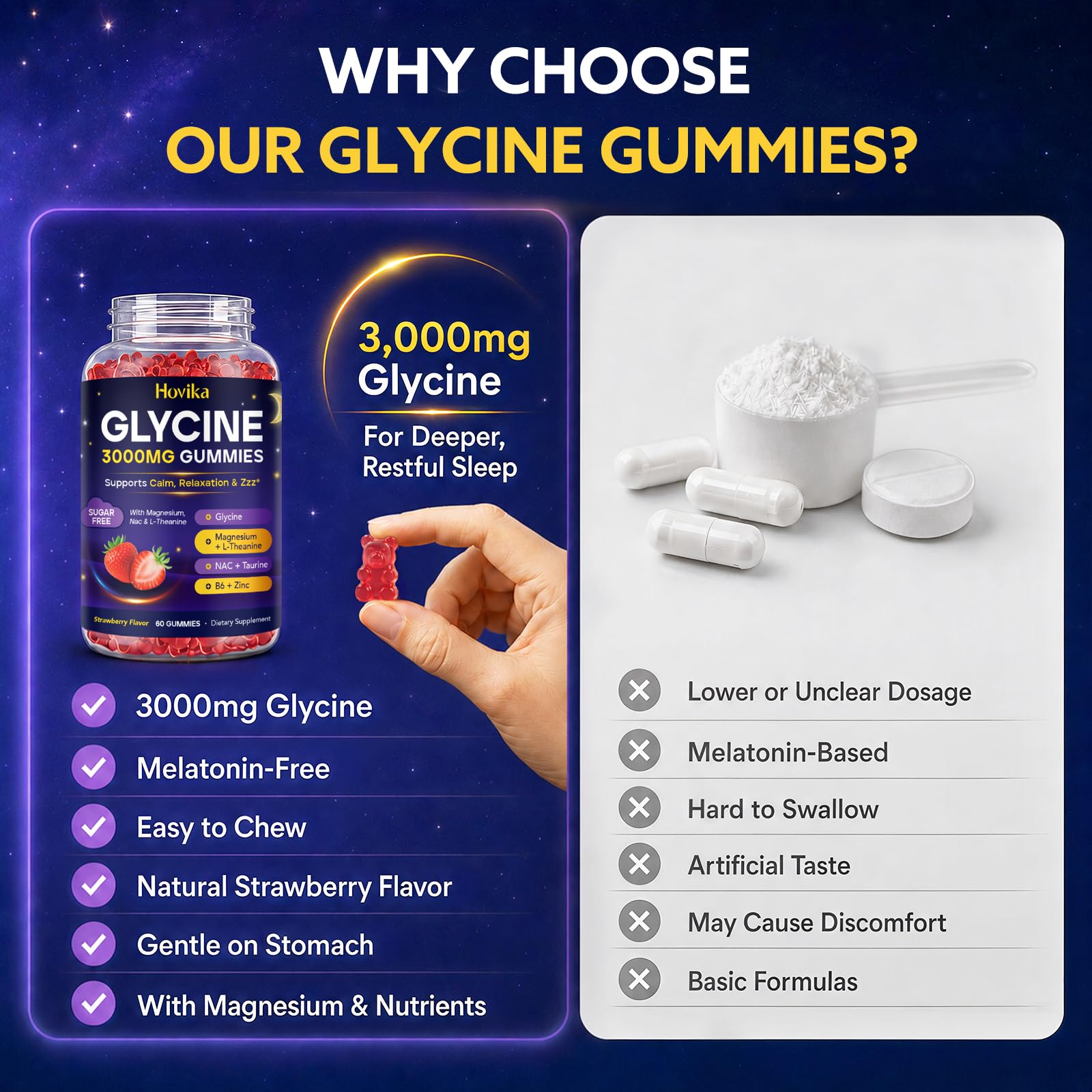 Natural sleep support gummies