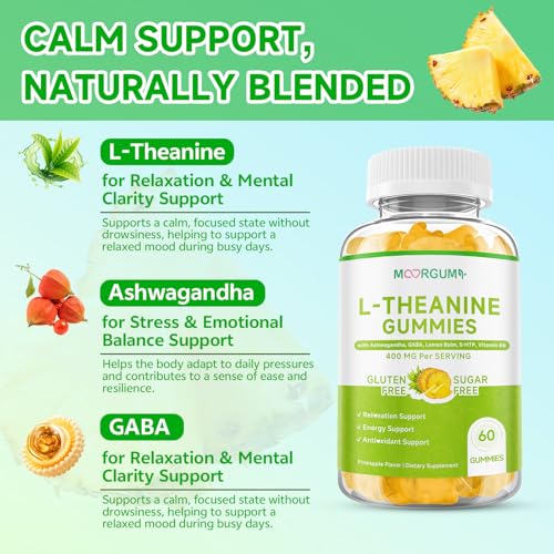 natural sleep support L-Theanine gummies