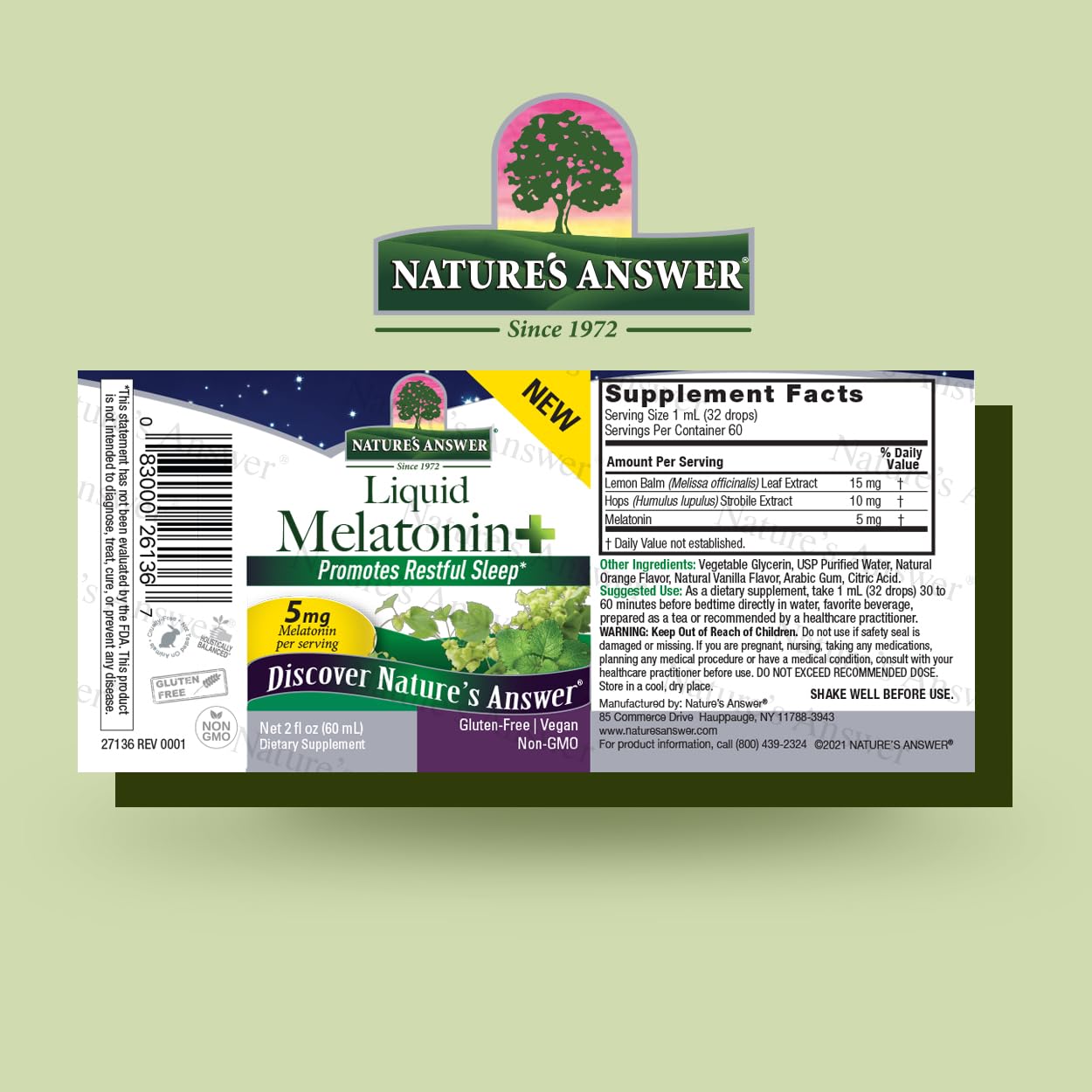 natural sleep support liquid formula