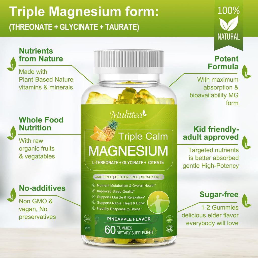 natural sleep support magnesium gummies