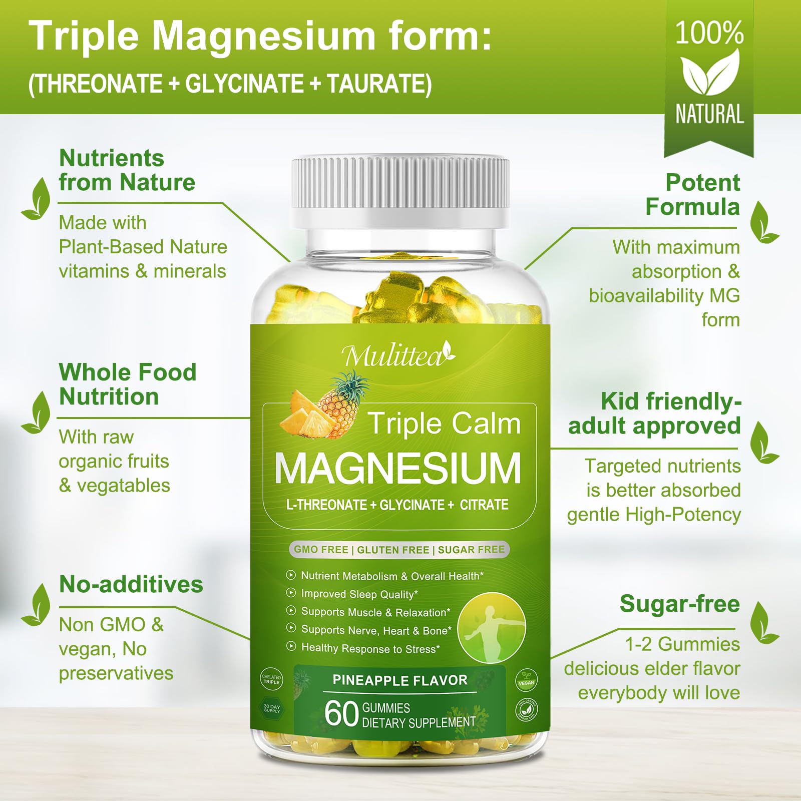natural sleep support magnesium gummies