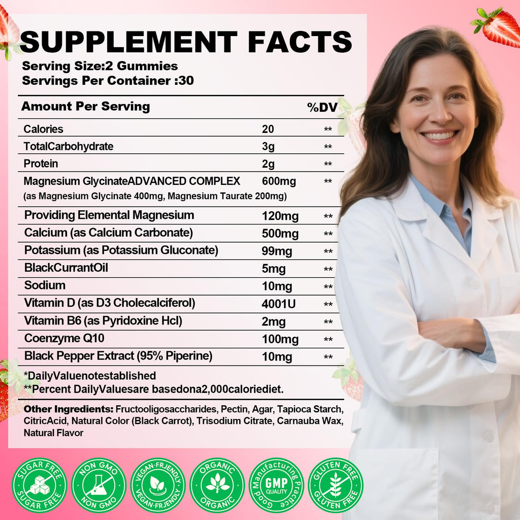 natural sleep support magnesium gummies