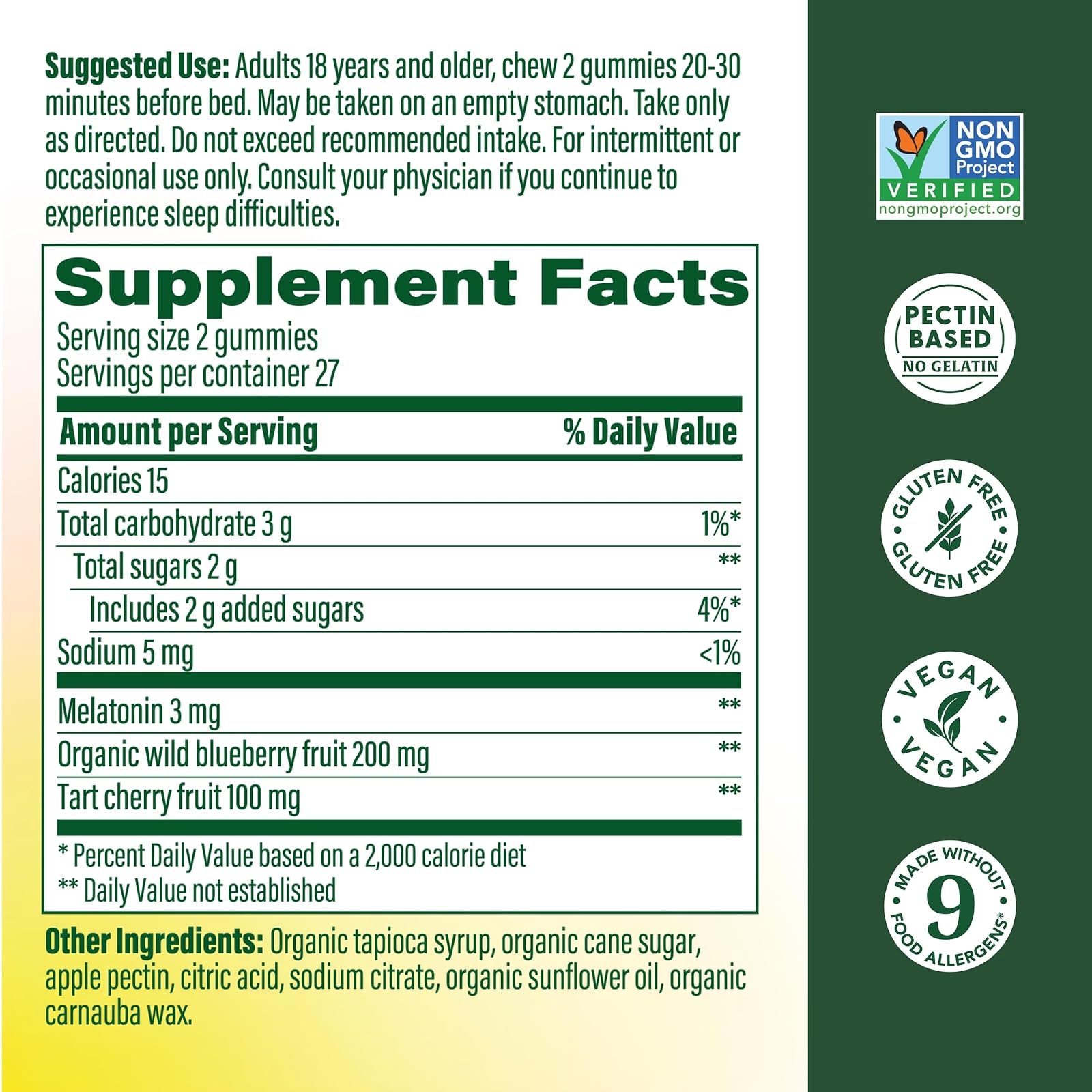 natural sleep support melatonin gummies